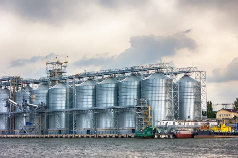 Grain Terminal Safety Barriers - Verge Safety Barriers
