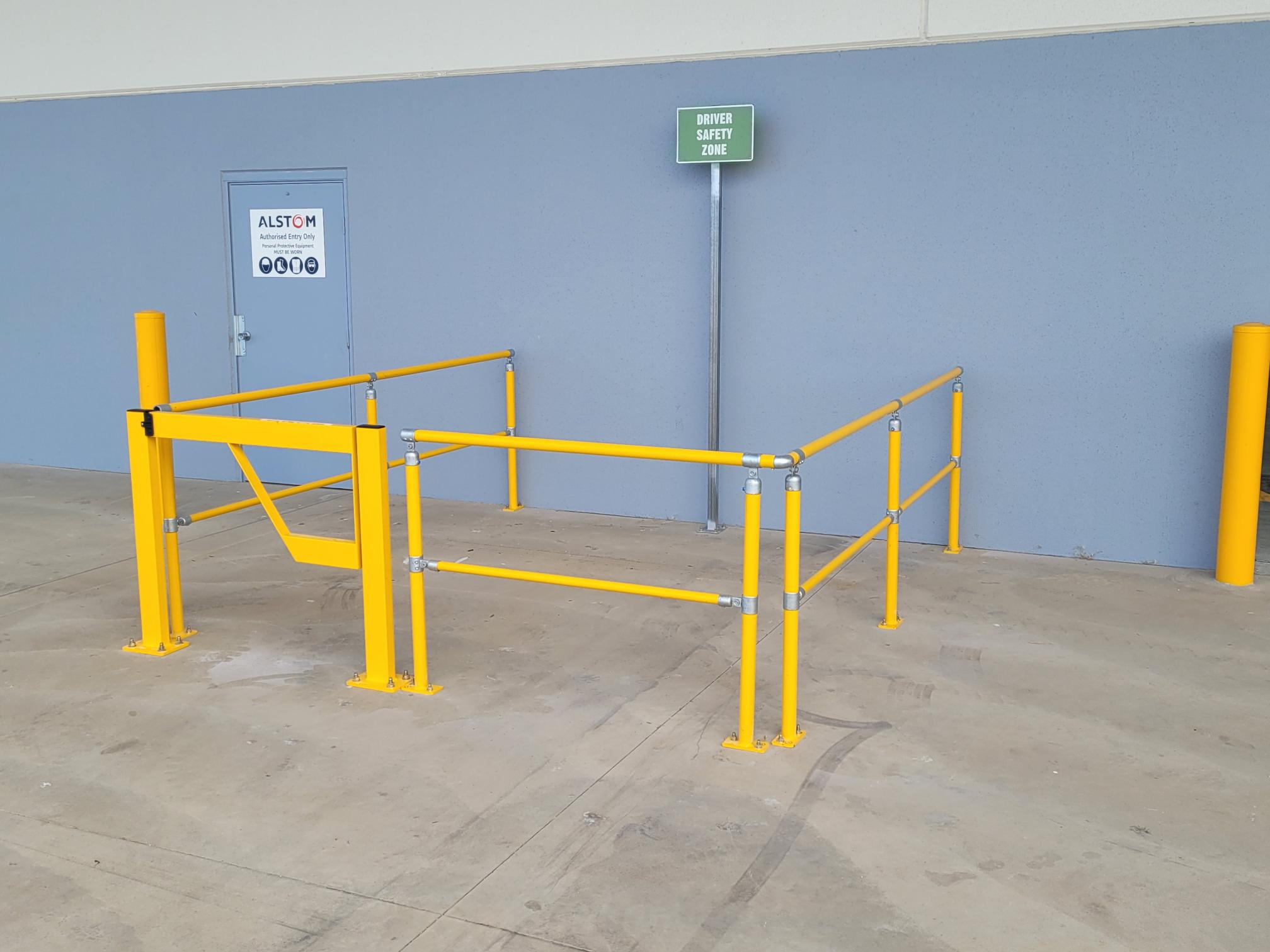 Alstom Altona VIC New Facility – Verge Safety Barriers