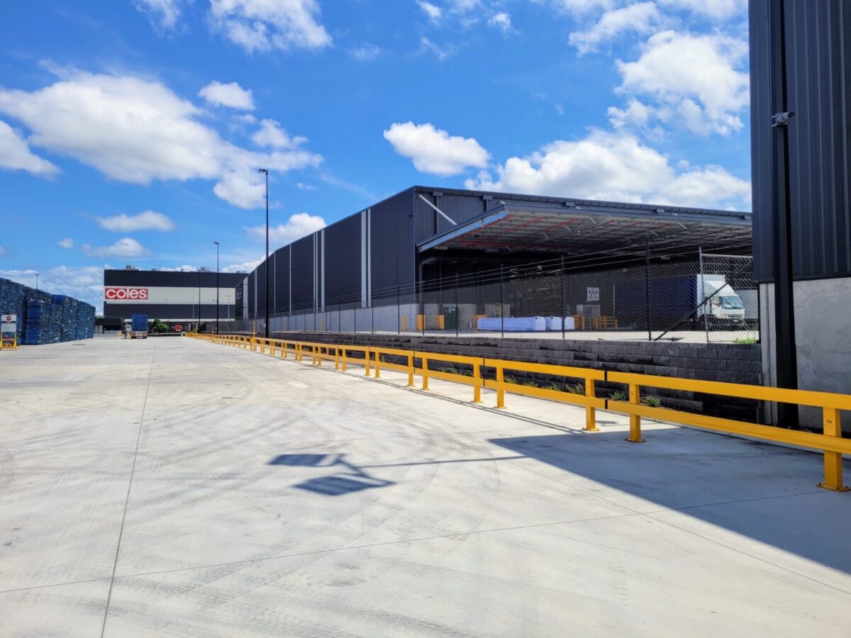 CHEP Australia Pallet Yard Redbank QLD – Verge Safety Barriers